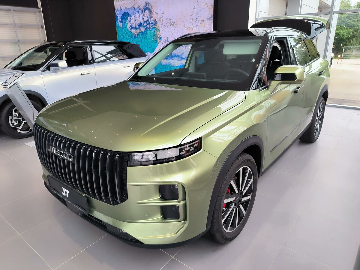 Купить новый Jaecoo J7 2023-2025 1.6 AMT (150 л.с.) бензин робот в Туле: зелёный Джейку Джей7 ...