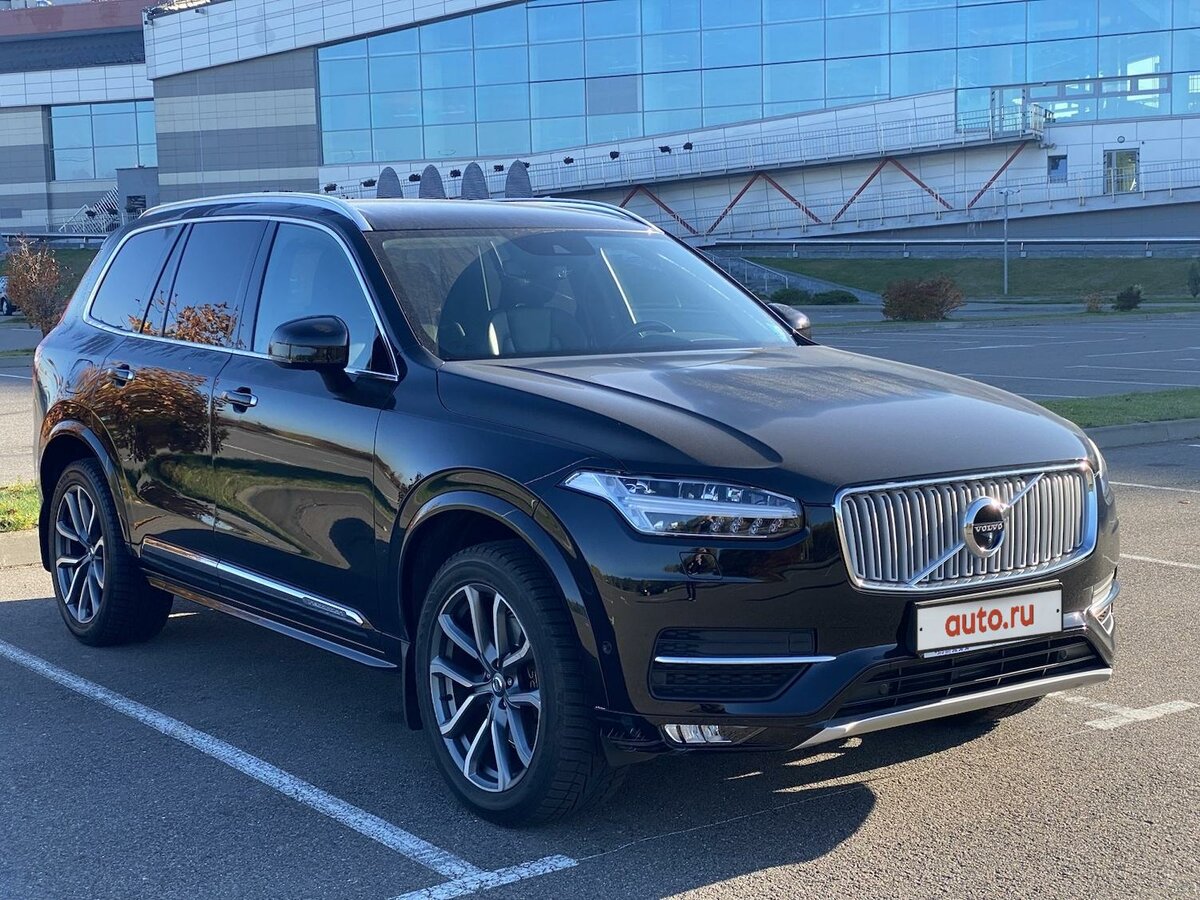 Купить б/у Volvo XC90 II 2.0 AT (249 л.с.) 4WD бензин автомат в Минске: чёрный Вольво XC90 II ...