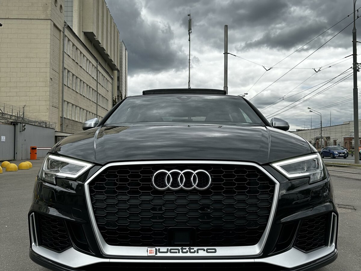Купить б/у Audi RS 3 II (8V) Рестайлинг 2.5 AMT (400 л.с.) 4WD бензин ...