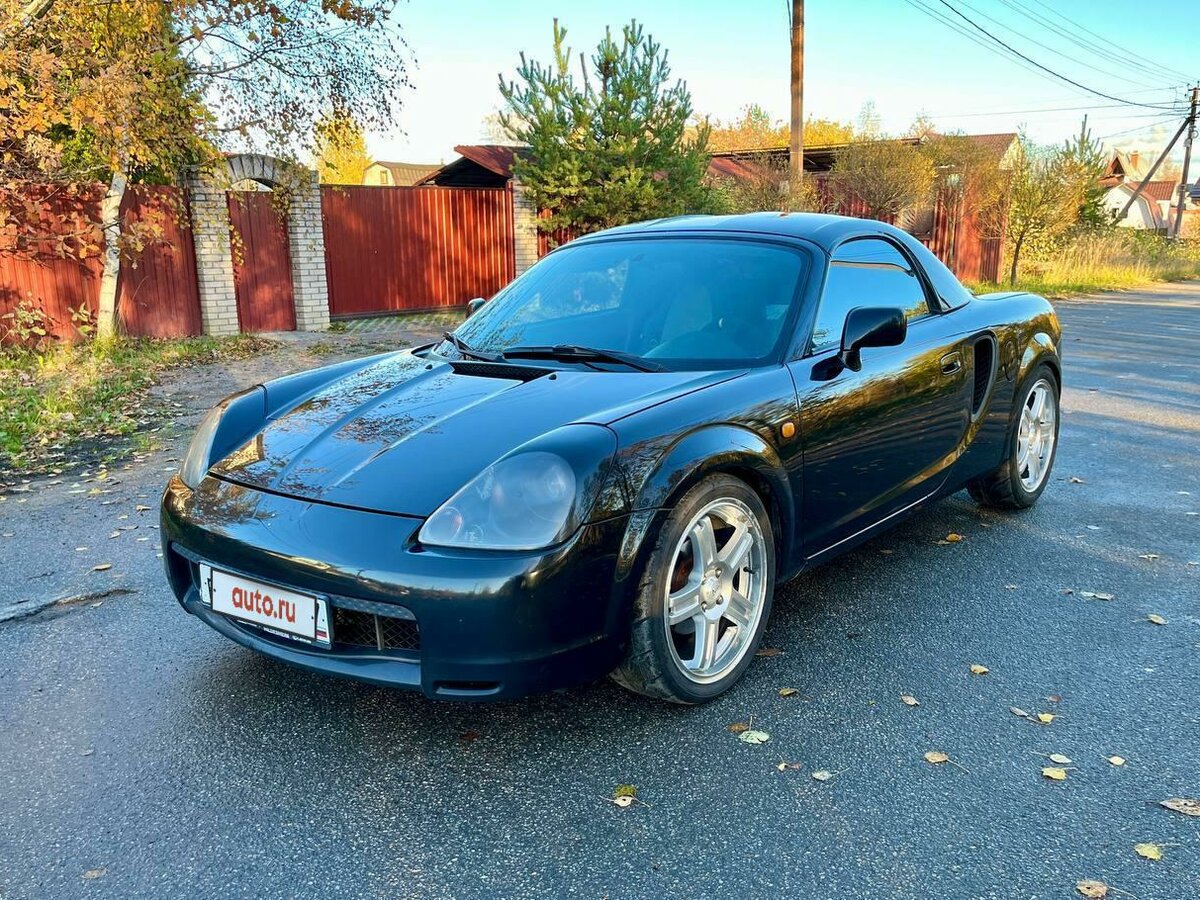 Купить б/у Toyota MR2 III (W30) 5-speed 1.8 MT (140 л.с.) бензин механика в Красном Селе: чёрный ...