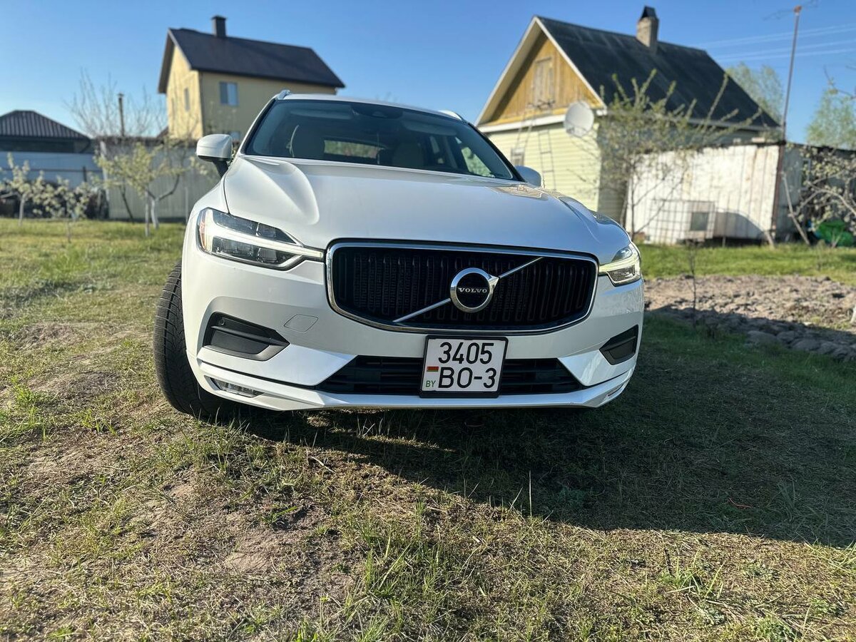 Купить б/у Volvo XC60 II 2.0 AT (250 л.с.) бензин автомат в Мозыре: белый Вольво XC60 II ...