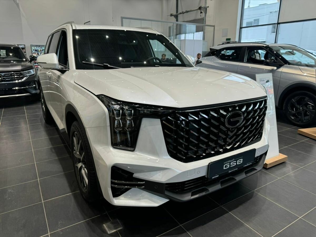 Купить новый GAC GS8 II 2.0 AT (231 л.с.) 4WD бензин автомат в Химках: белый ГАК ГС8 II ...