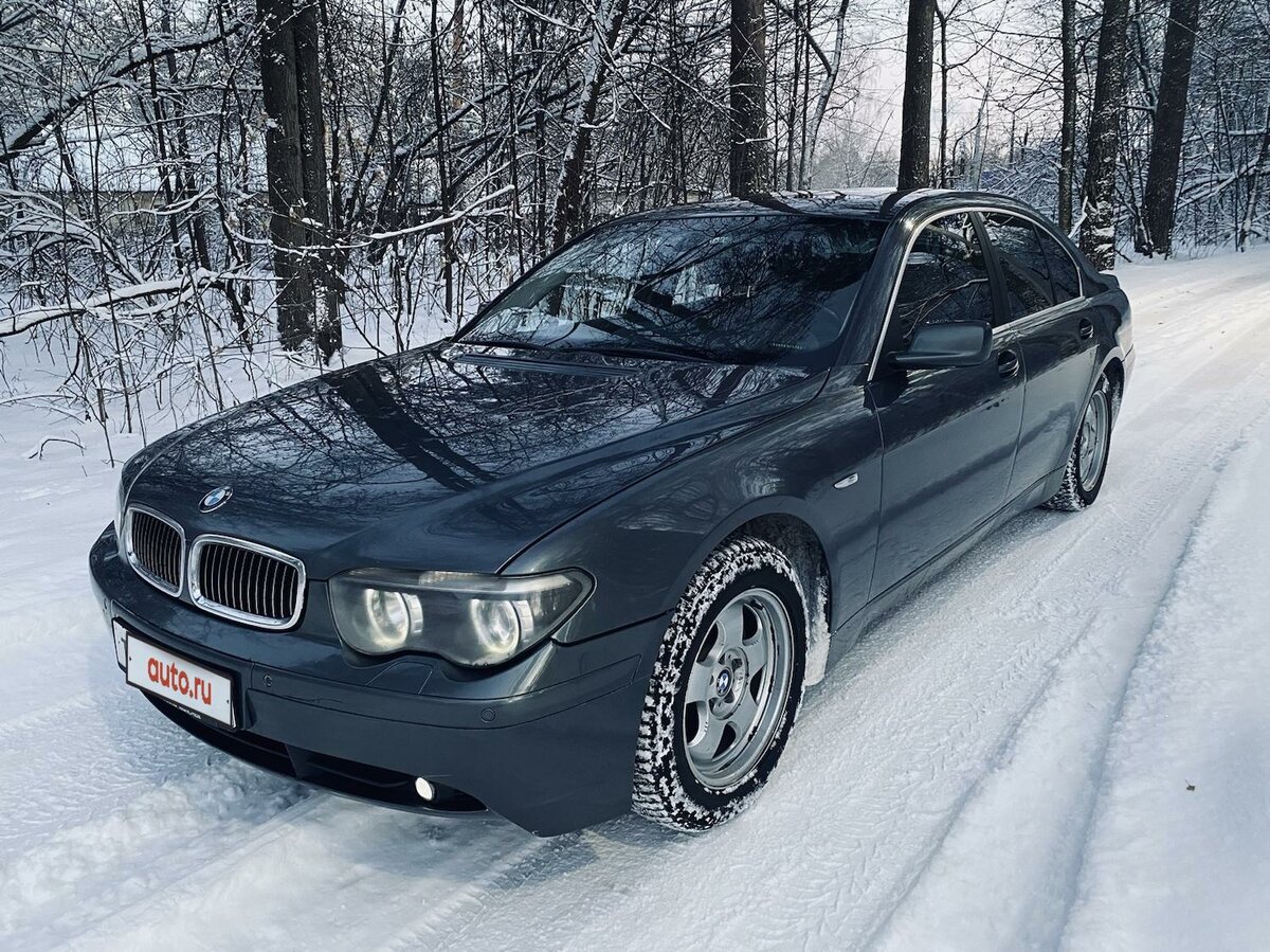 Купить б/у BMW 7 серии IV (E65/E66) 735Li 3.6 AT (272 л.с.) бензин автомат в Ивантеевке: серый ...