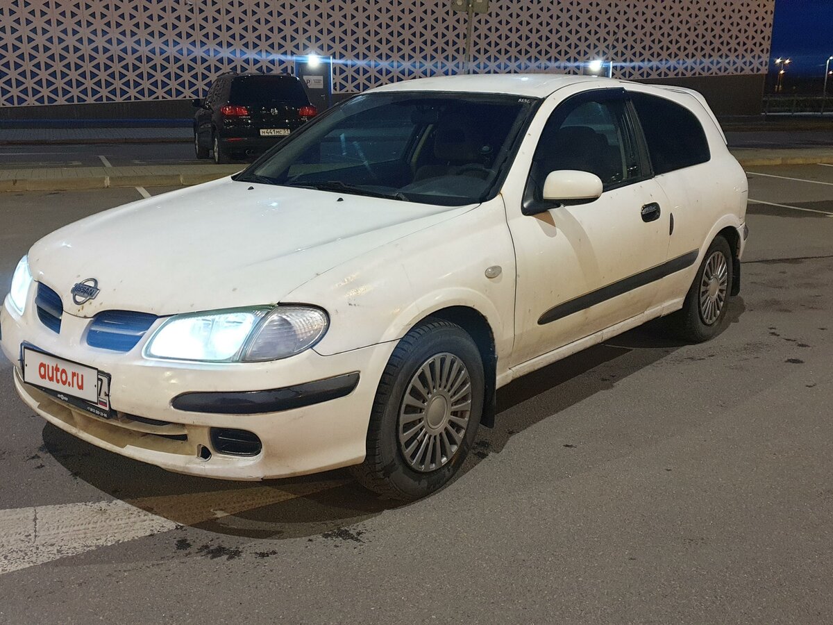 Купить б/у Nissan Almera II (N16) 1.5 MT (90 л.с.) бензин механика в Санкт-Петербурге: белый ...