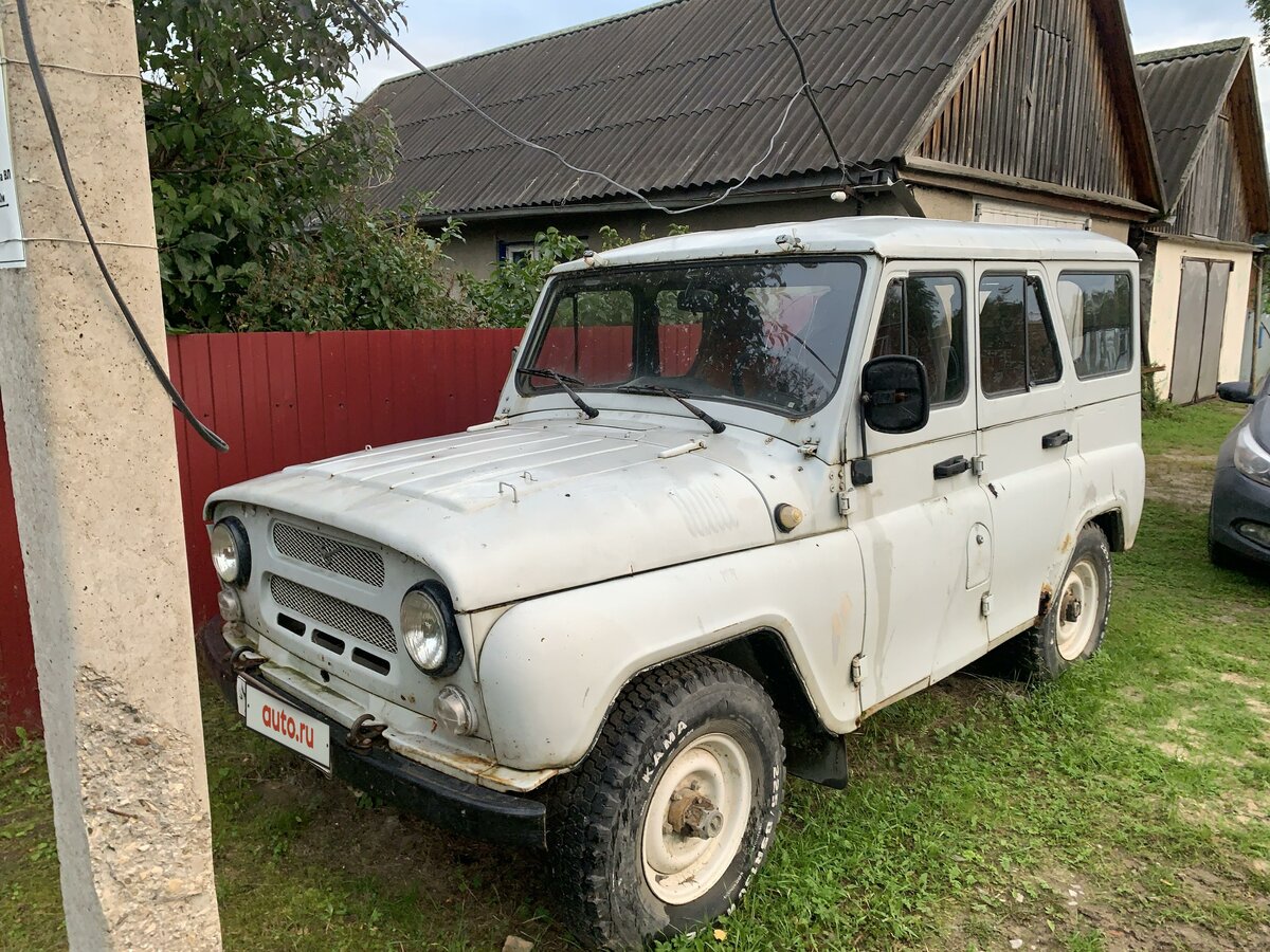 Купить б/у УАЗ 3151 1985-2013 3151 2.5 MT (76 л.с.) 4WD бензин механика в Сургуте: белый УАЗ ...
