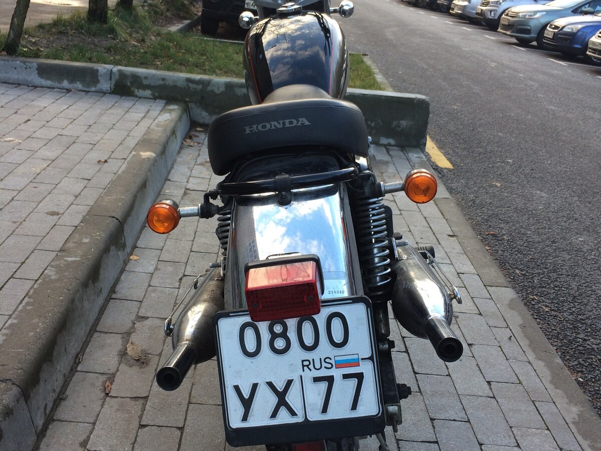 Купить б/у Honda CL 400 карбюратор в Москве: чёрный мотоцикл повышенной проходимости 1999 года ...