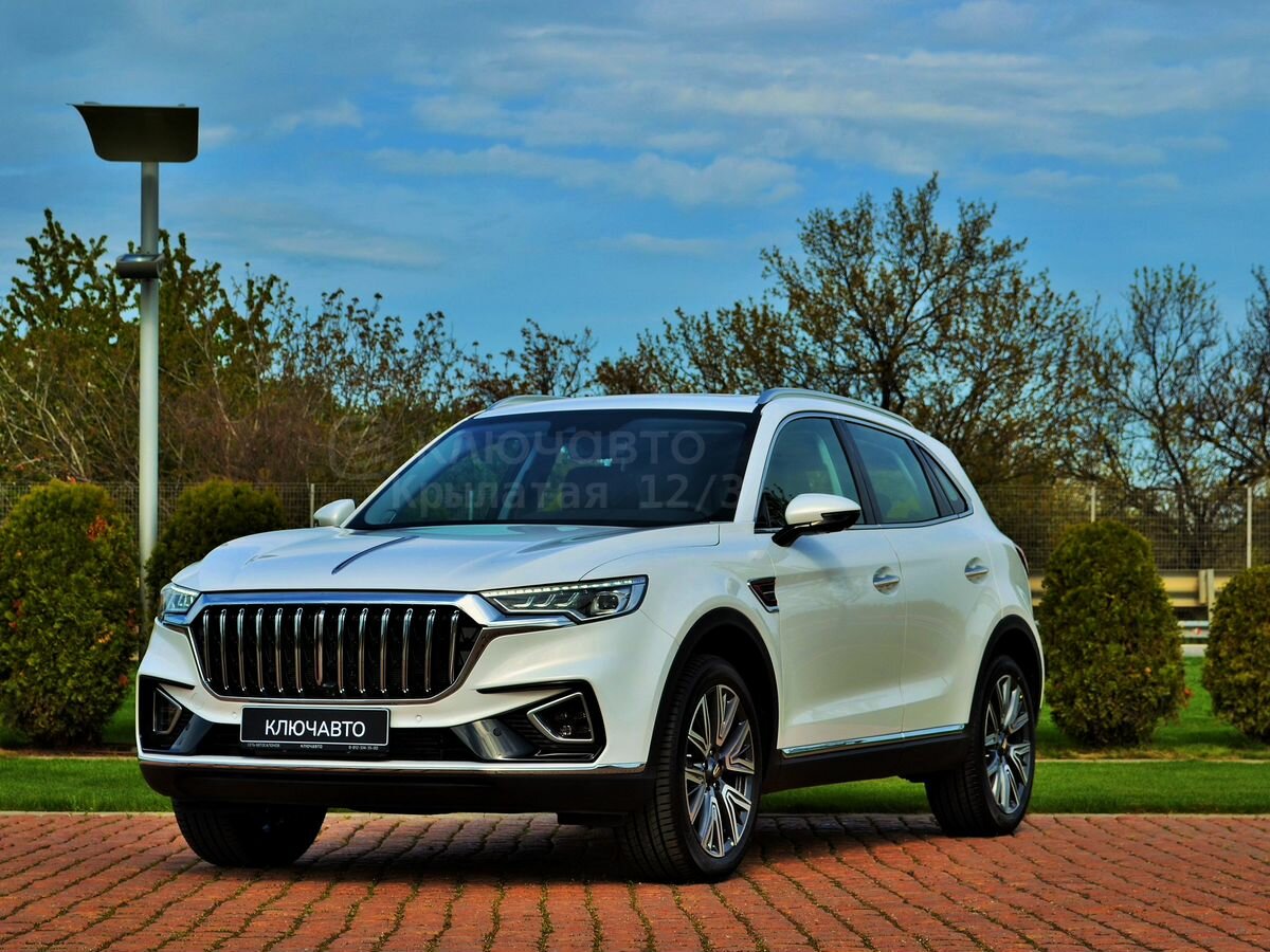 Купить новый Hongqi HS5 I 2.0 AT (224 л.с.) 4WD бензин автомат в Краснодаре: белый Хончи ХС5 I ...