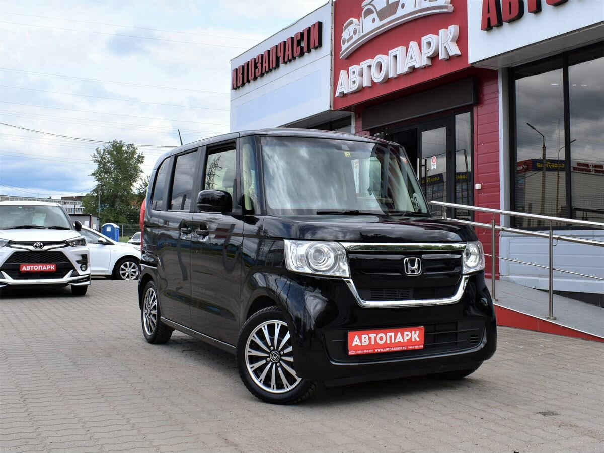 Купить б/у Honda N-BOX II 0.7 CVT (58 л.с.) бензин вариатор в Ярославле: чёрный Хонда н-бокс II ...