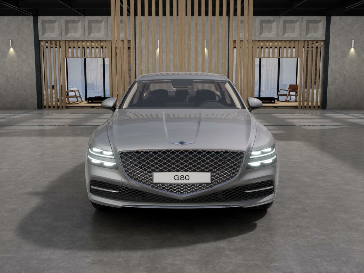 Купить новый Genesis G80 II 2.5 AT (249 л.с.) 4WD бензин автомат в Москве: серый Генезис Г80 II ...