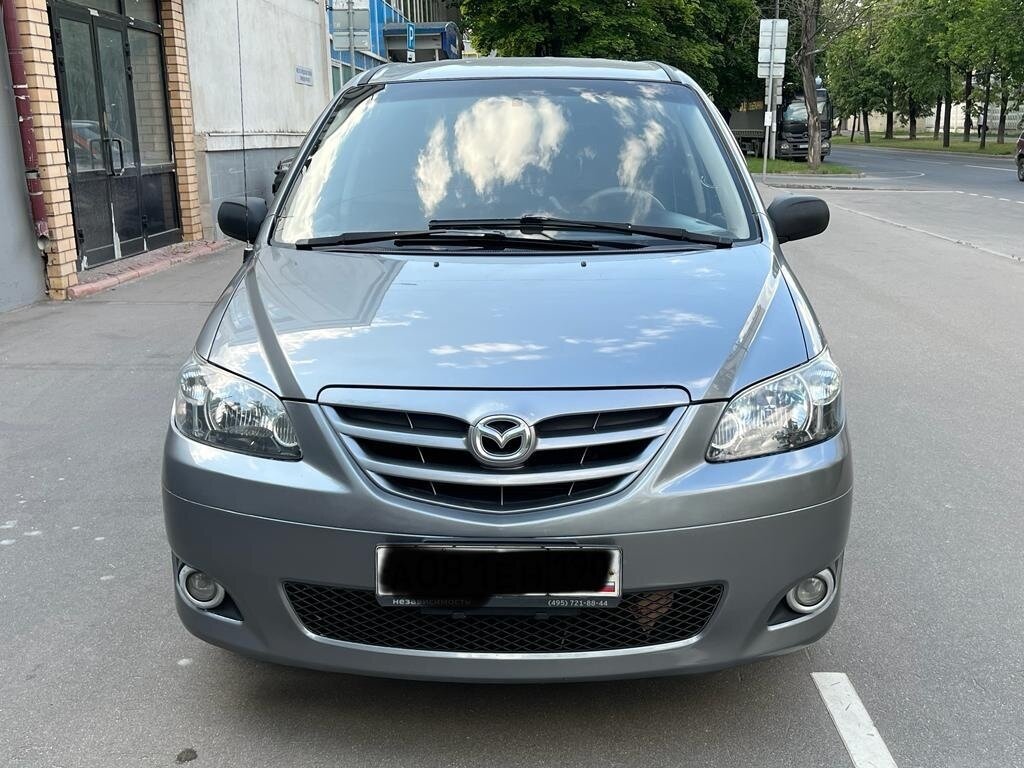 Купить б/у Mazda MPV II (LW) Рестайлинг 3.0 AT (203 л.с.) бензин автомат в Москве: серый Мазда ...