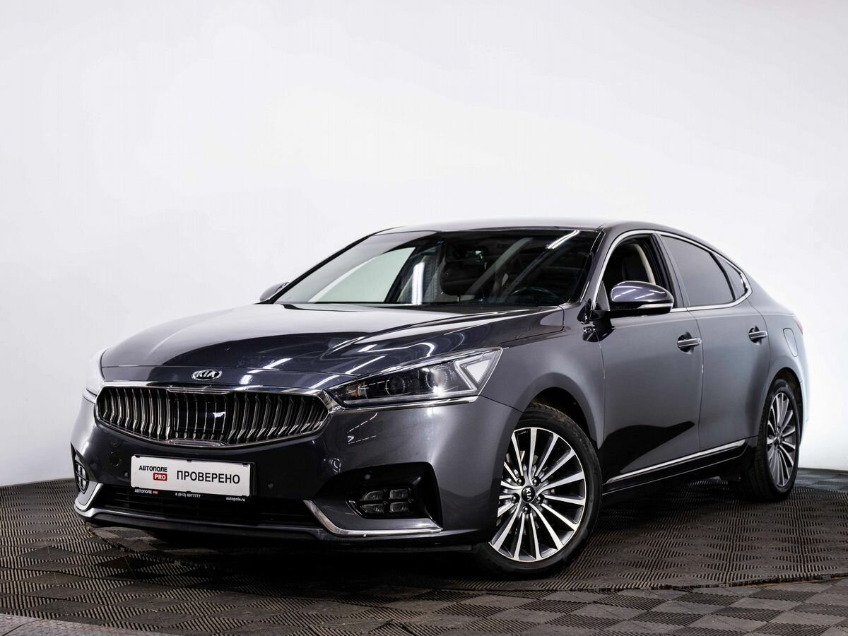 Купить б/у Kia K7 YG (II) 2.2d AT (202 л.с.) дизель автомат в Санкт-Петербурге: серый Киа K7 YG ...