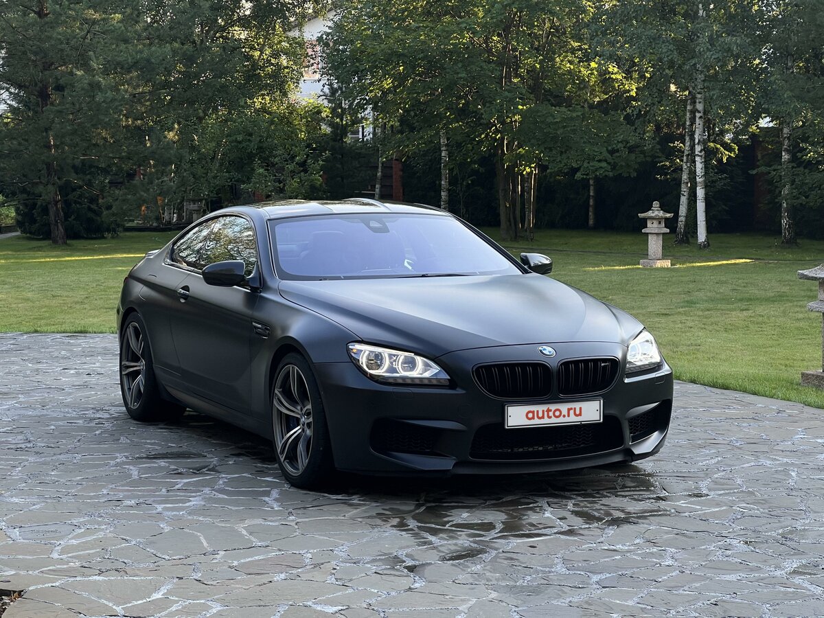 Купить б/у BMW M6 III (F06/F13/F12) 4.4 AMT (560 л.с.) бензин робот в Москве: чёрный БМВ М6 III ...