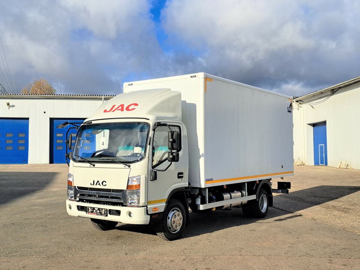 Купить новый JAC N90 дизель механика в Балобаново: белый фургон 2024 ...
