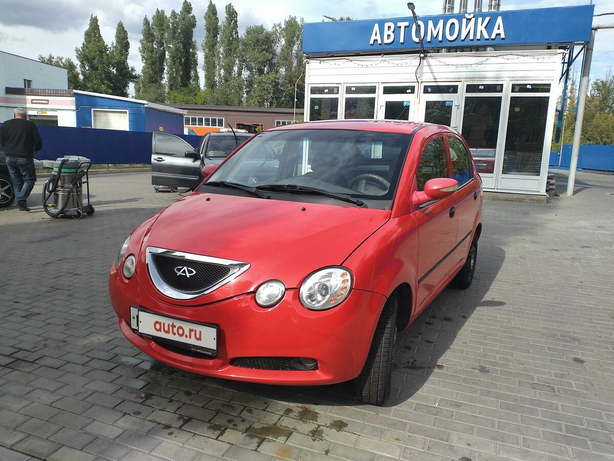 Купить б/у Chery QQ6 (S21) 2006-2010 1.1 MT (68 л.с.) бензин механика в Воронеже: красный Чери ...