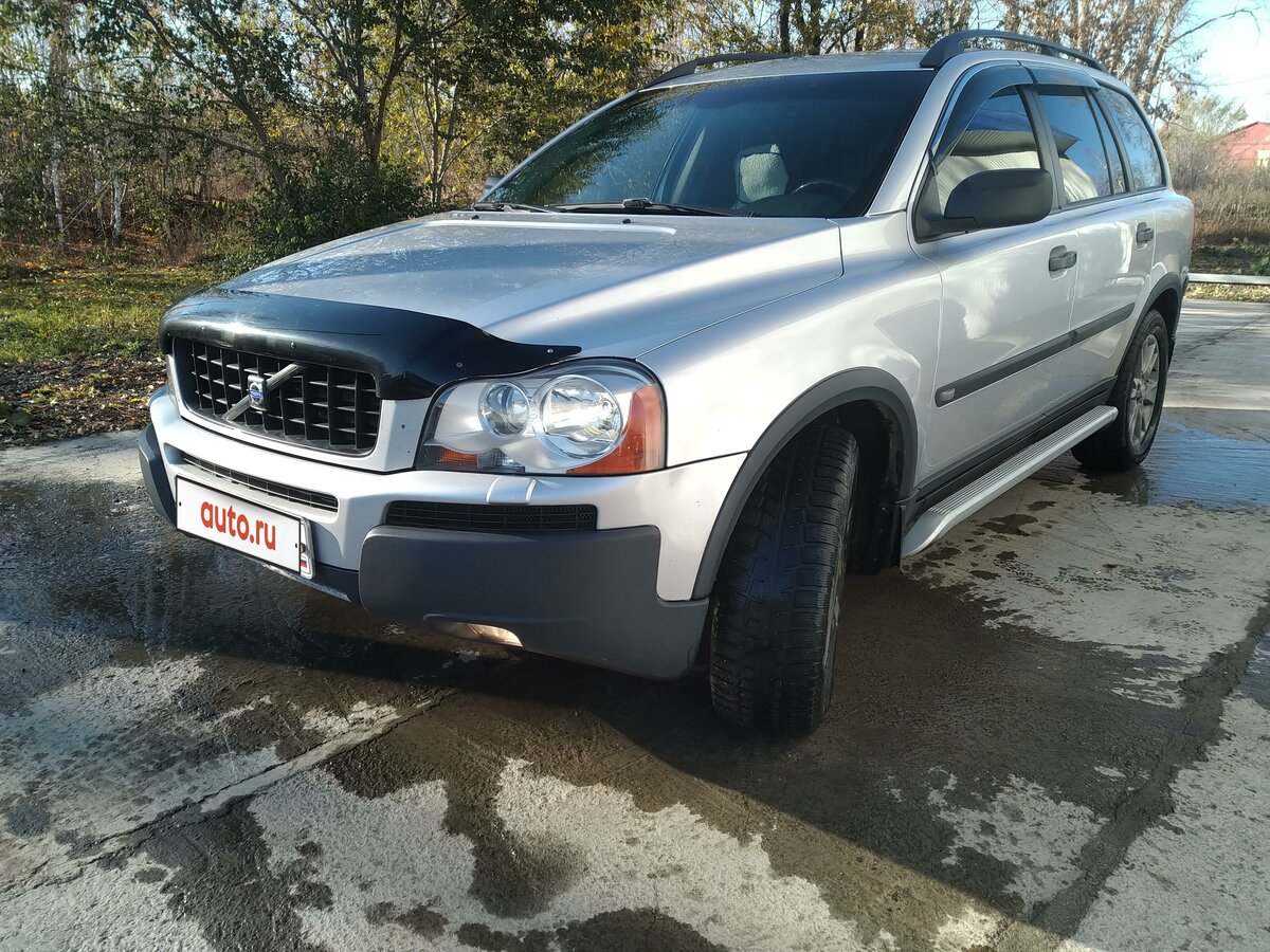 Купить б/у Volvo XC90 I 2.9 AT (272 л.с.) 4WD бензин автомат в Челябинске: серебристый Вольво ...