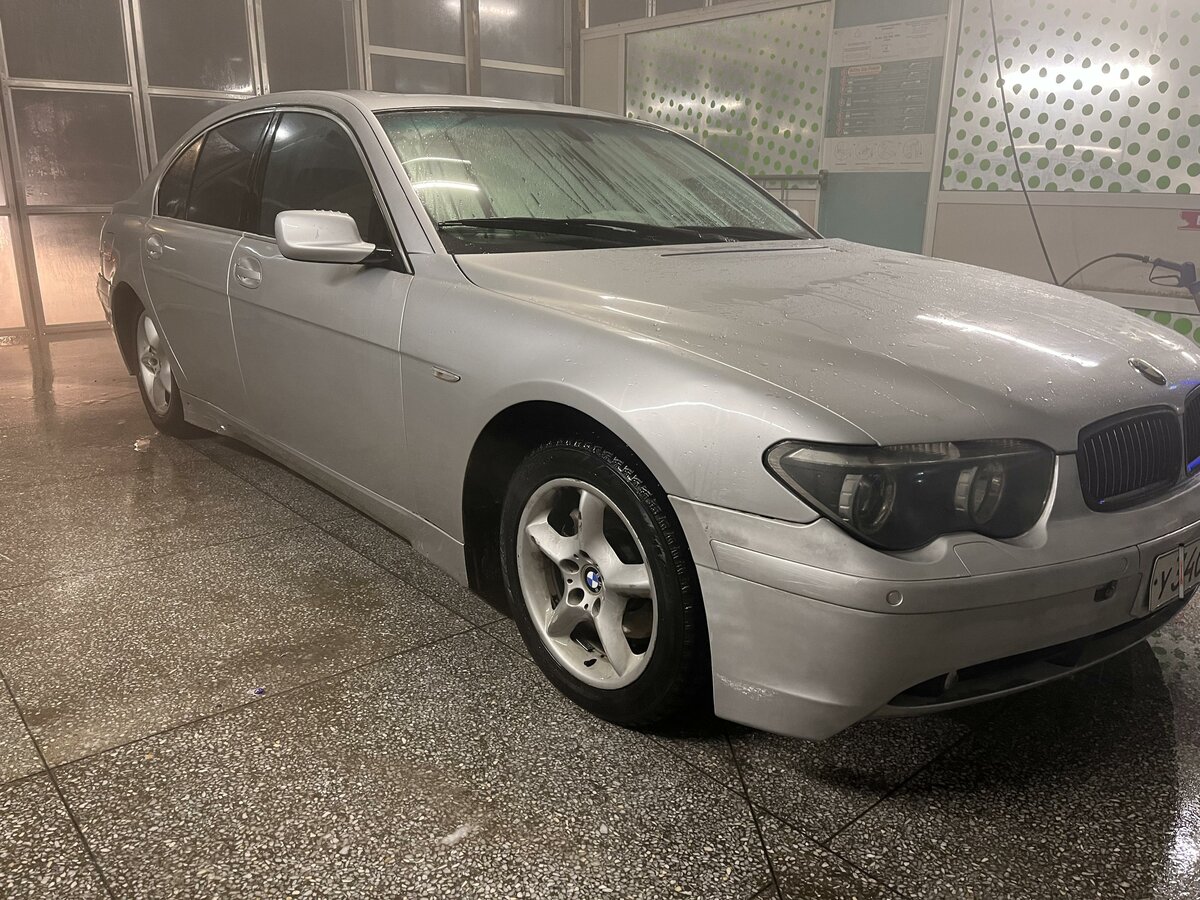 Купить б/у BMW 7 серии IV (E65/E66) 735i 3.6 AT (272 л.с.) бензин автомат в Белгороде: белый БМВ ...