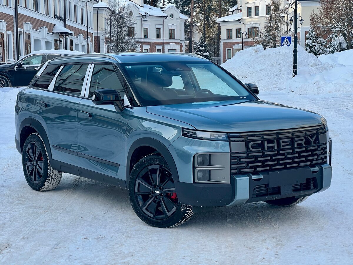 Купить б/у Chery Explore 06 2023-2025 1.6 AMT (197 л.с.) 4WD бензин робот в Москве: серый Чери ...