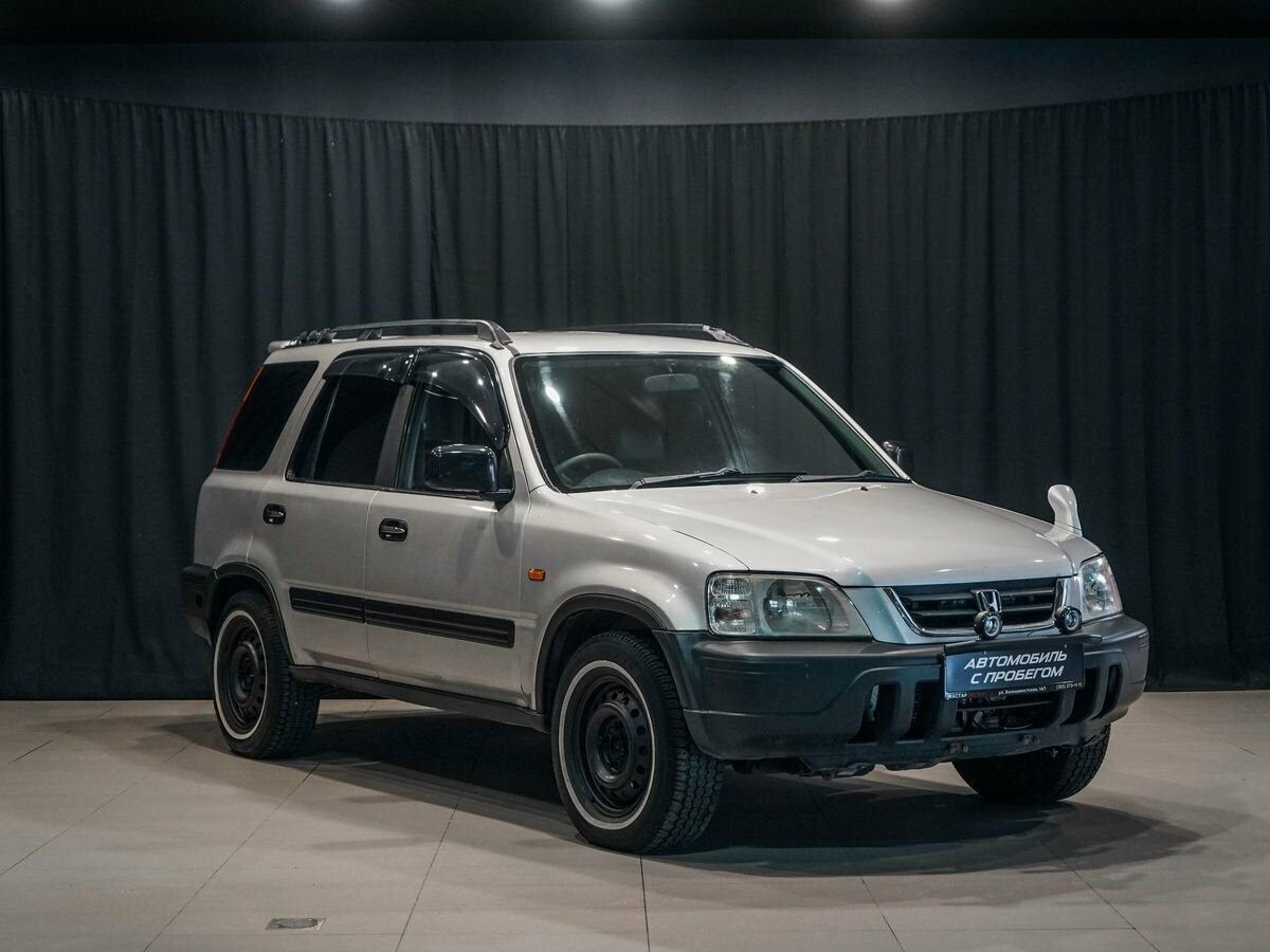Купить б/у Honda CR-V I 2.0 AT (128 л.с.) 4WD бензин автомат в Новосибирске: серый Хонда CR-V I ...