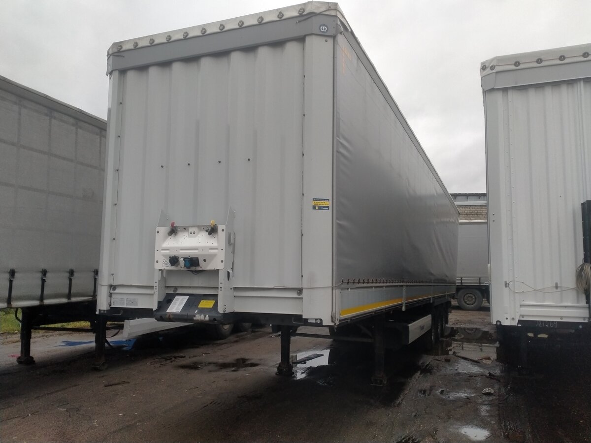 Купить б/у Krone SD в Нижнем Новгороде: серый полуприцеп шторно ...