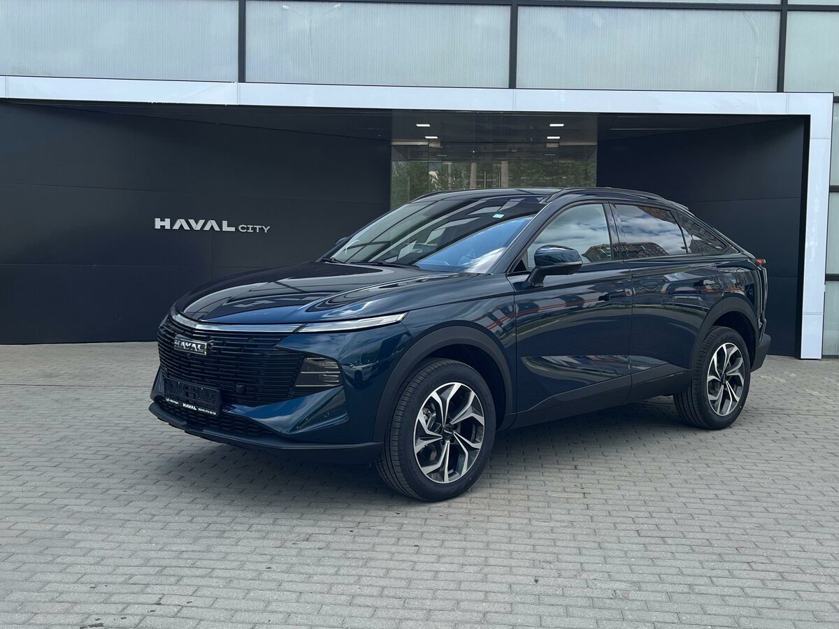 Купить новый Haval F7x II 2.0 AMT (192 л.с.) 4WD бензин робот в Екатеринбурге: синий Хавэйл Ф7х ...