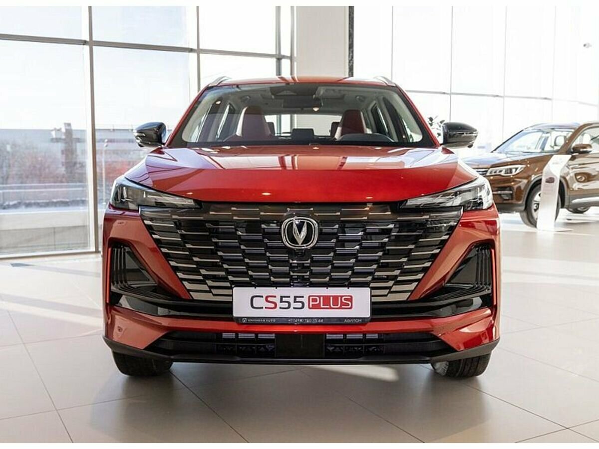 Купить новый Changan CS55 Plus II 1.5 AMT (181 л.с.) бензин робот в Москве: красный Чанган ...