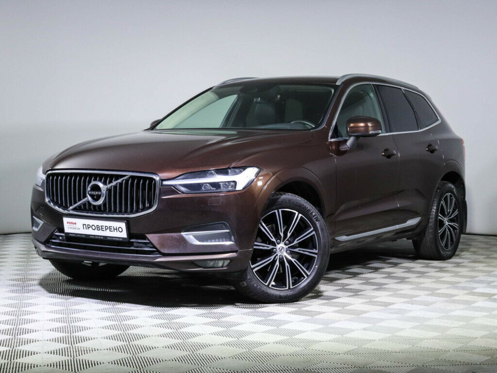 Купить б/у Volvo XC60 II 2.0 AT (249 л.с.) 4WD бензин автомат в Путилково: коричневый Вольво ...