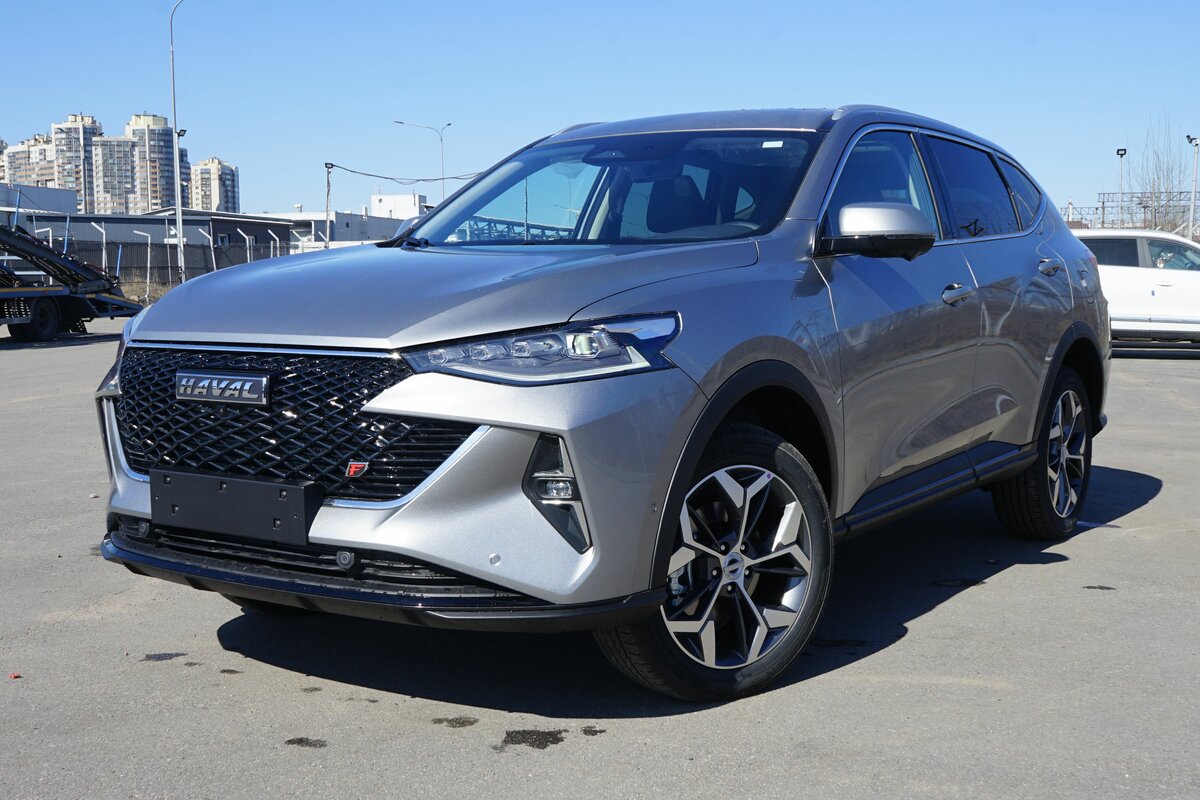 Купить новый Haval F7 I Рестайлинг 1.5 AMT (150 л.с.) бензин робот в Санкт-Петербурге: серый ...