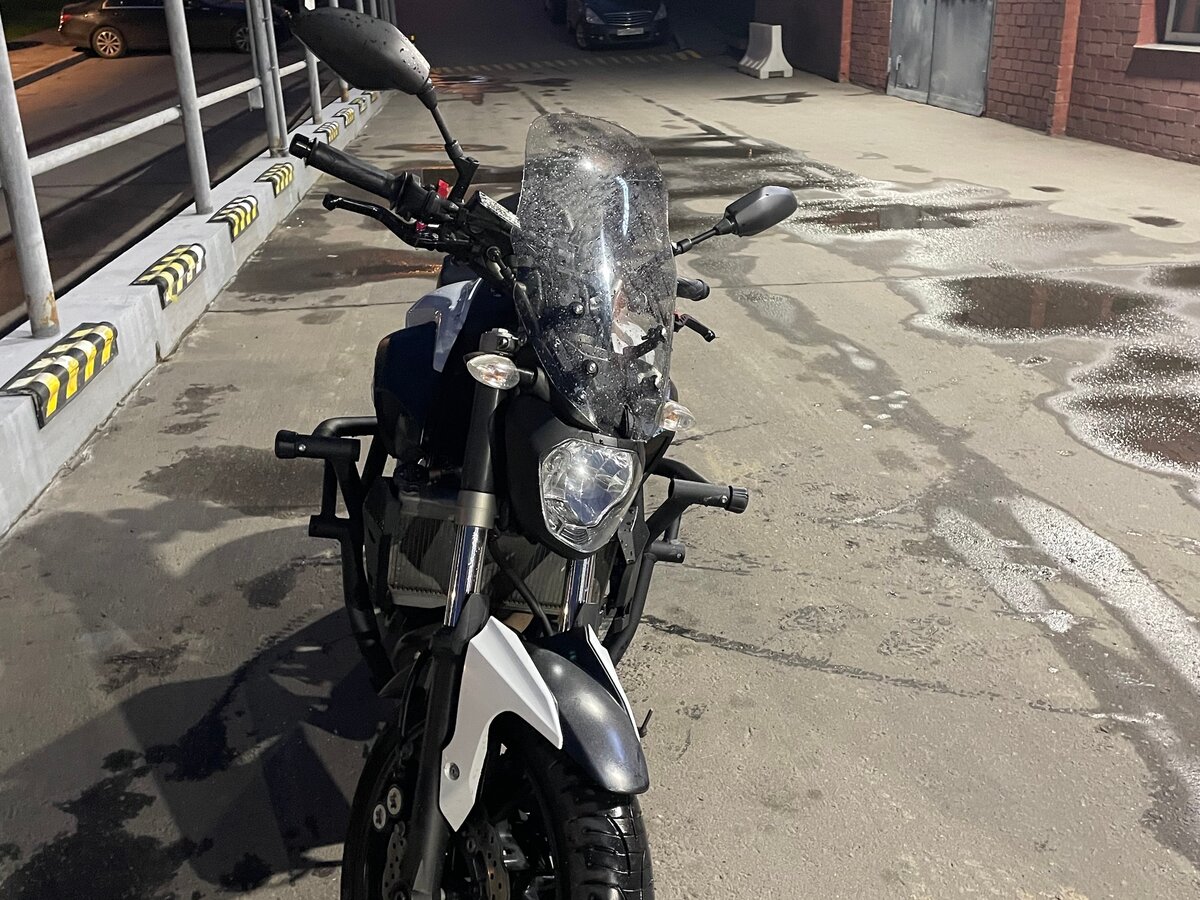 Купить б/у Yamaha MT-07 (FZ-07) инжектор 6 передач в Москве: белый ...