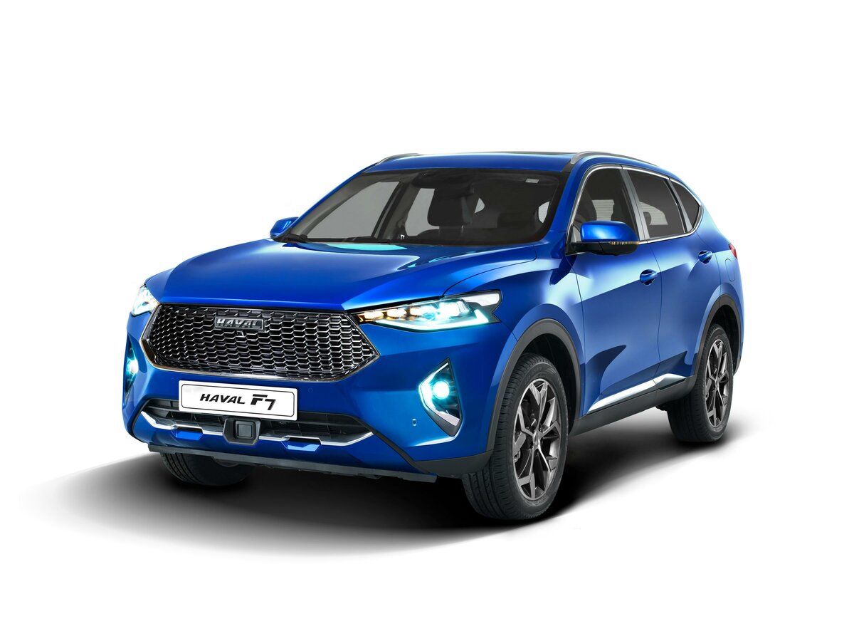 Купить новый Haval F7 I Рестайлинг 2.0 AMT (190 л.с.) 4WD бензин робот в Казани: синий Хавэйл Ф7 ...