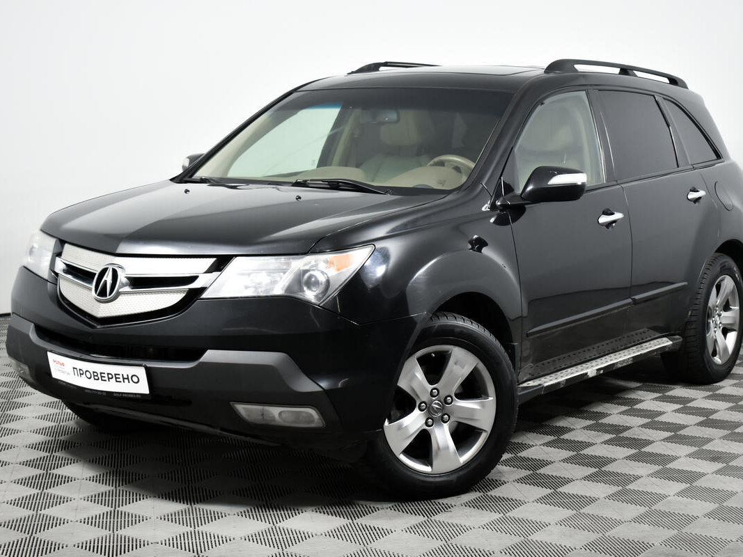 Купить б/у Acura MDX II 3.7 AT (300 л.с.) 4WD бензин автомат в Москве: чёрный Акура мдх II ...
