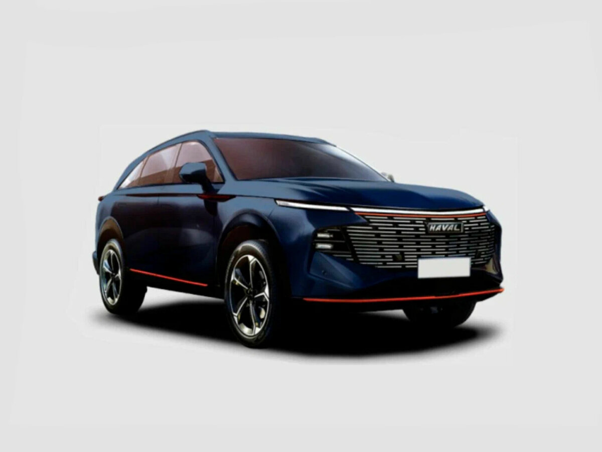 Купить новый Haval F7x II 2.0 AMT (192 л.с.) 4WD бензин робот в Москве: синий Хавэйл Ф7х II ...
