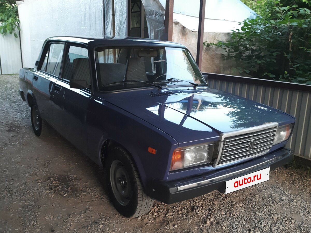 Купить б/у Lada (ВАЗ) 2107 1982-2012 1.6 MT (74 л.с.) бензин механика в Георгиевске: синий Лада ...