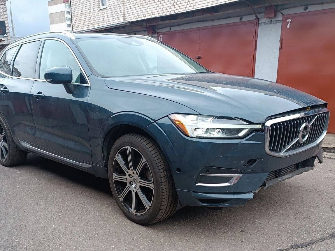 Купить б/у Volvo XC60 II 2.0 AT (320 л.с.) 4WD бензин автомат в Минске: синий Вольво XC60 II ...