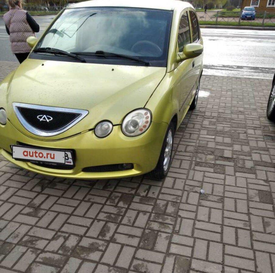 Купить б/у Chery QQ6 (S21) 2006-2010 1.3 MT (83 л.с.) бензин механика в Колпино: зелёный Чери ...