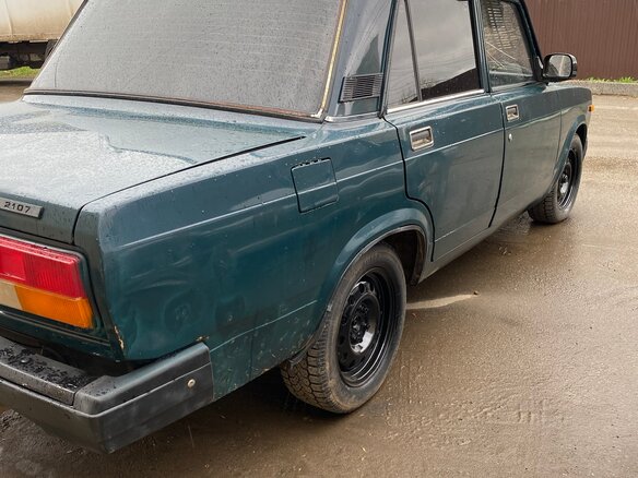 Купить б/у Lada (ВАЗ) 2107 1982-2012 1.6 MT (75 л.с.) бензин механика в Сигаево: зелёный Лада ...