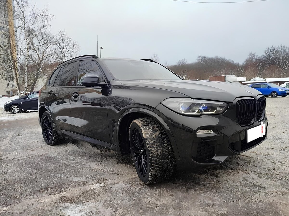Купить б/у BMW X5 IV (G05/G18) 40Li 3.0 AT (333 л.с.) 4WD бензин автомат в Ставрополе: чёрный ...