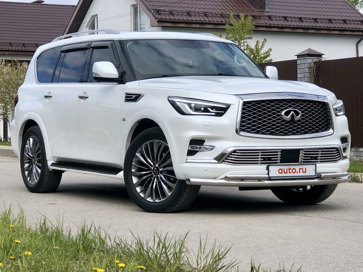 Купить б/у Infiniti QX80 I Рестайлинг 2 5.6 AT (405 л.с.) 4WD бензин автомат в Нижнем Новгороде ...