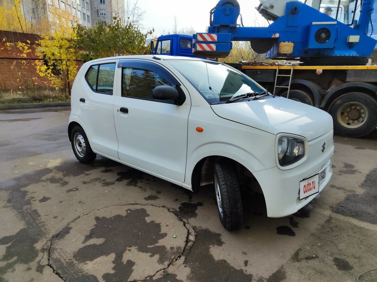 Купить б/у Suzuki Alto VIII (HA36) 0.7 AMT (49 л.с.) бензин робот в Москве: белый Сузуки Альто ...
