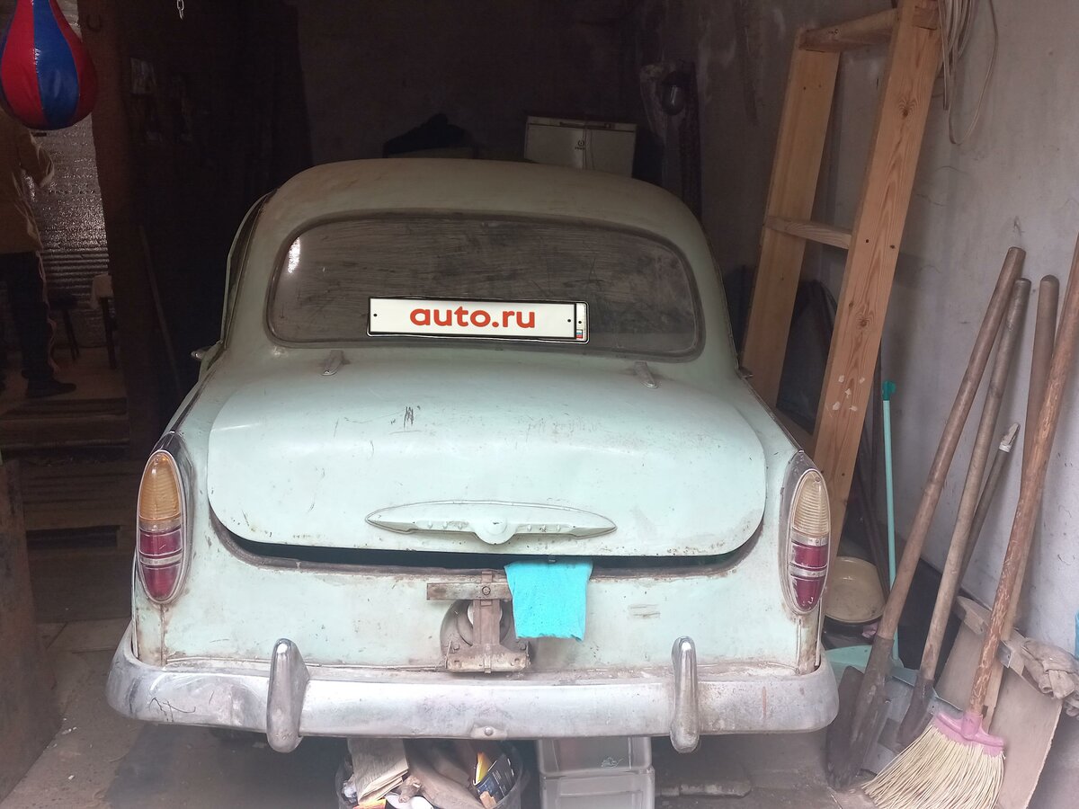 Купить б/у Москвич 407 1958-1963 1.4 MT (45 л.с.) бензин механика в Перми: зелёный Москвич 407 ...