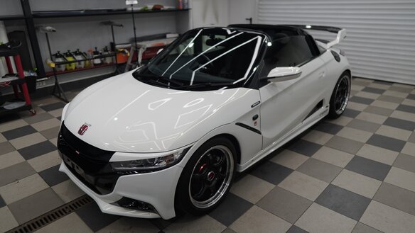 Купить б/у Honda S660 2015-2022 0.7 CVT (64 л.с.) бензин вариатор в Москве: белый Хонда С660 ...