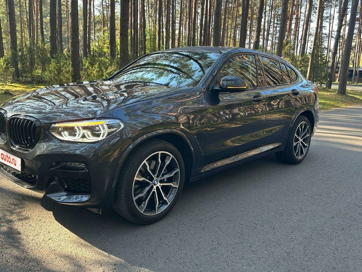 Купить б/у BMW X4 II (G02) 30i 2.0 AT (252 л.с.) 4WD бензин автомат в Красноярске: серый БМВ Х4 ...