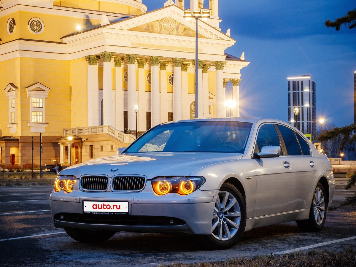 Купить б/у BMW 7 серии IV (E65/E66) 735Li 3.6 AT (272 л.с.) бензин автомат в Челябинске: серый ...