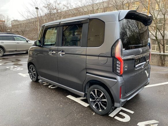 Купить б/у Honda N-BOX II 0.7 CVT (58 л.с.) 4WD бензин вариатор в Москве: серый Хонда н-бокс II ...