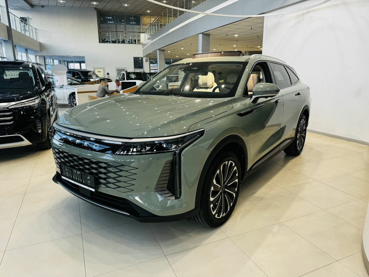 Купить новый EXEED RX 2023-2024 2.0 AMT (249 л.с.) 4WD бензин робот в Челябинске: зелёный Эксид ...