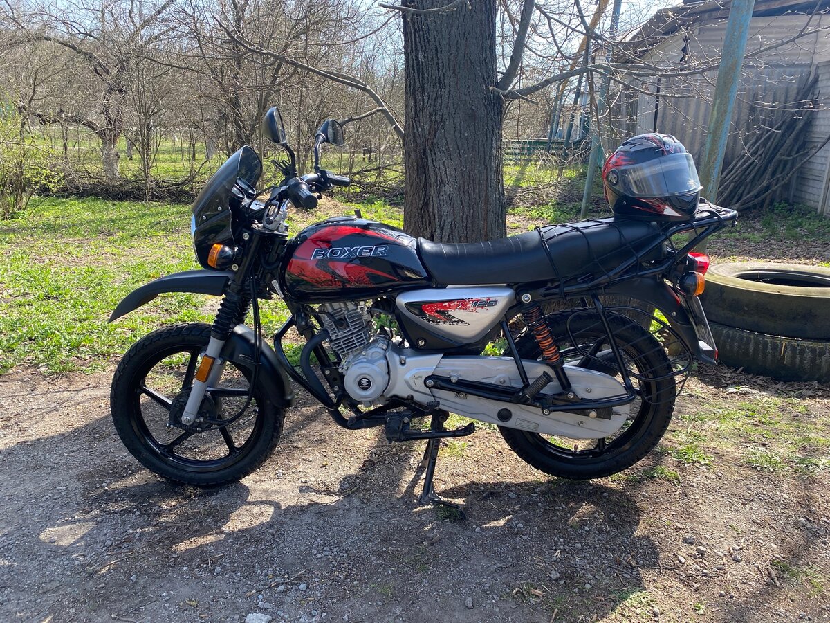 Купить б/у Bajaj Boxer BM 125 карбюратор 5 передач в Веселом: красный ...