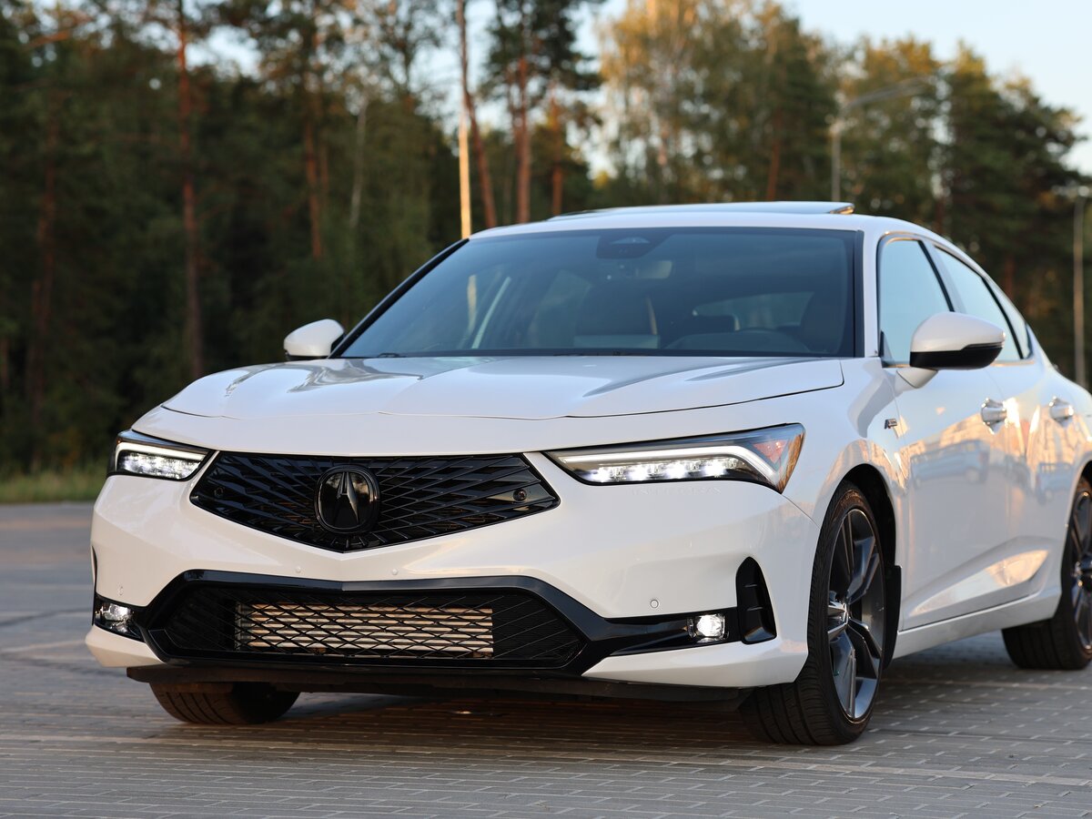 Купить б/у Acura Integra IV 1.5 CVT (203 л.с.) бензин вариатор в Минске: белый Акура интегра IV ...