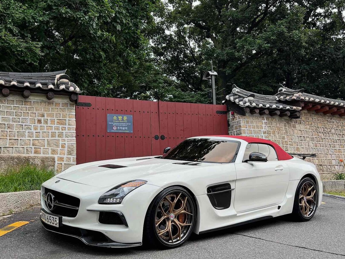 Купить б/у Mercedes-Benz SLS AMG 2010-2014 GT 6.2 AMT (591 л.с.) бензин ...