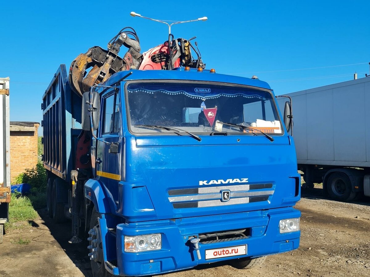 Купить б/у КамАЗ 65115 дизель механика в Туле: синий самосвал 2013 года ...