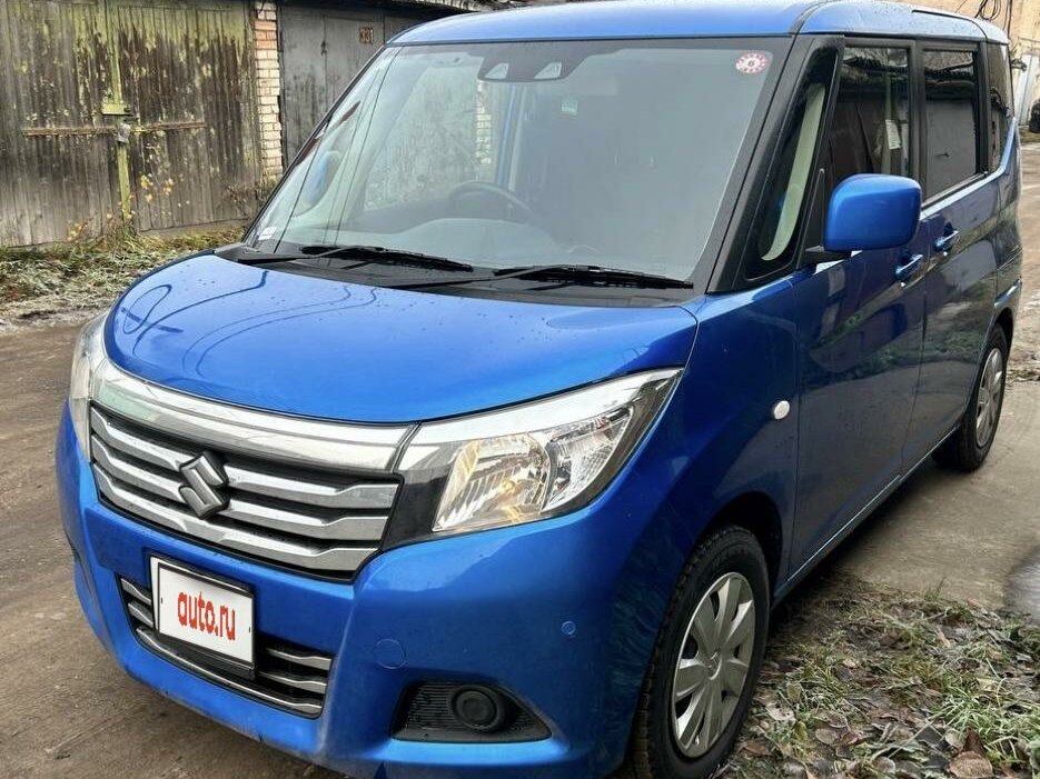Купить б/у Suzuki Solio III 1.2 CVT (91 л.с.) бензин вариатор в Санкт-Петербурге: синий Сузуки ...