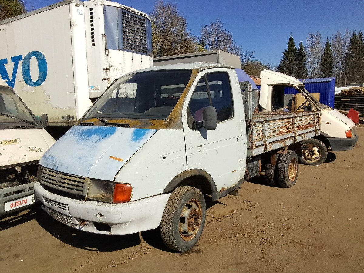 Купить б/у ГАЗ ГАЗель (3302) бензин механика в Чебоксарах: серый бортовой грузовик 1994 года на ...
